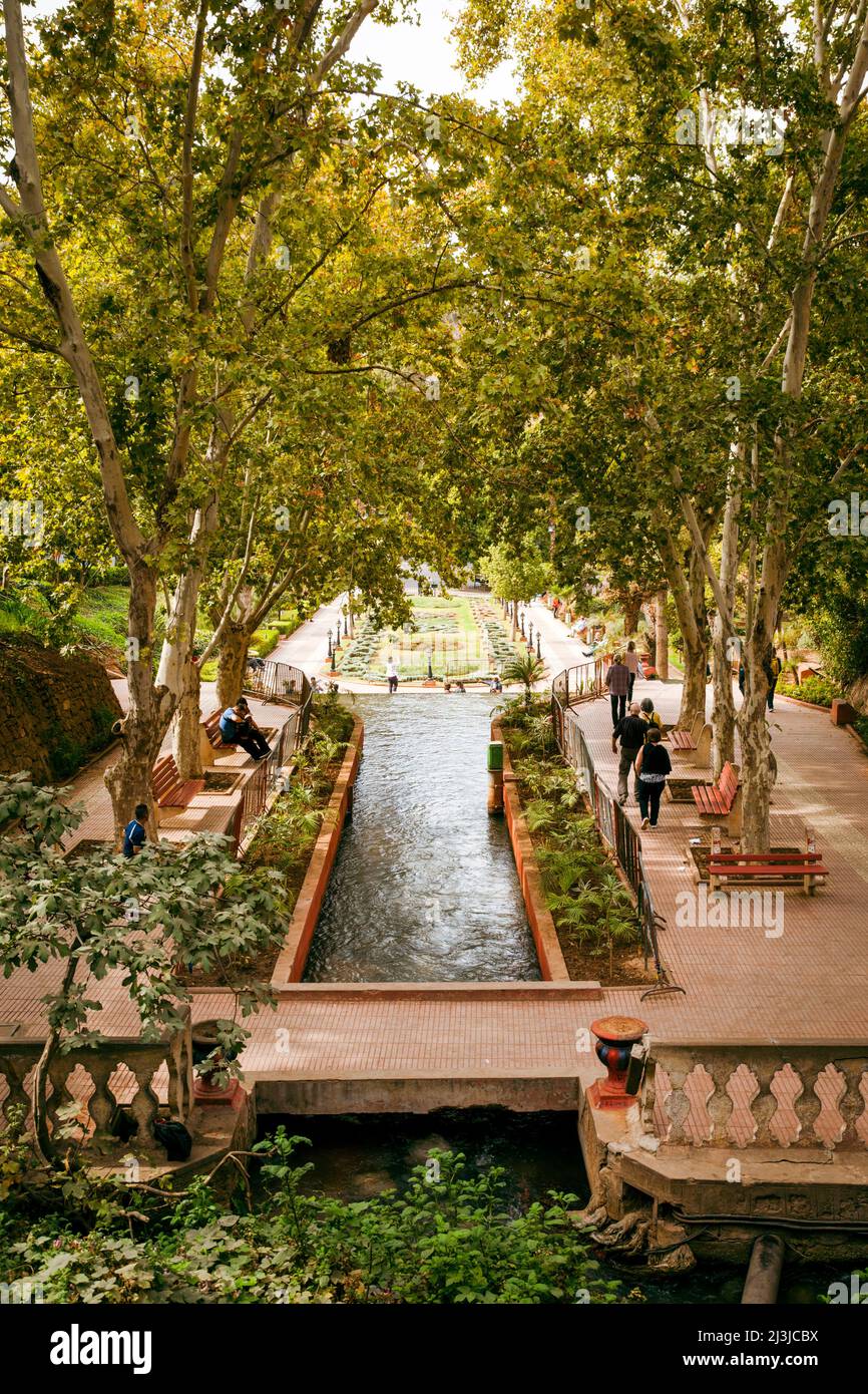 Jardin Ain Asserdoun, garden, park, Beni Mellal, Maghreb, Morocco ...