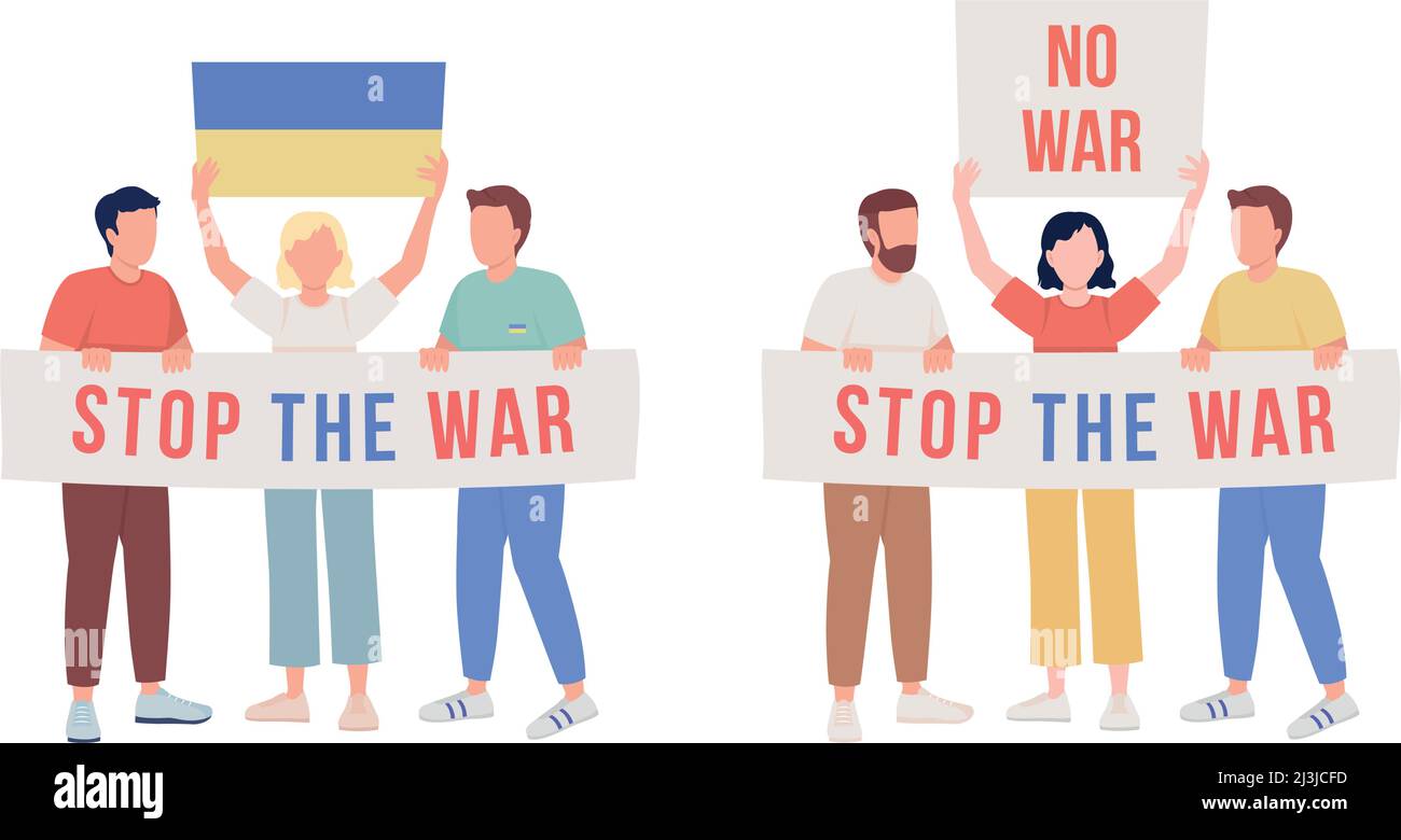 Young man activist set Cut Out Stock Images & Pictures - Alamy