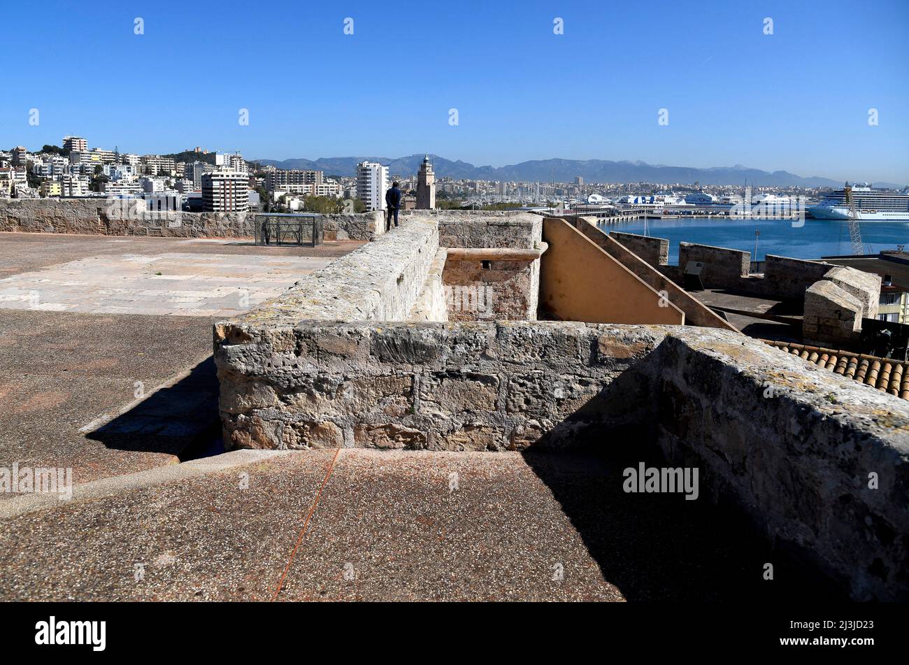 Castell de Sant Carles (Castle of San Carlos), in Palma de Mallorca ...