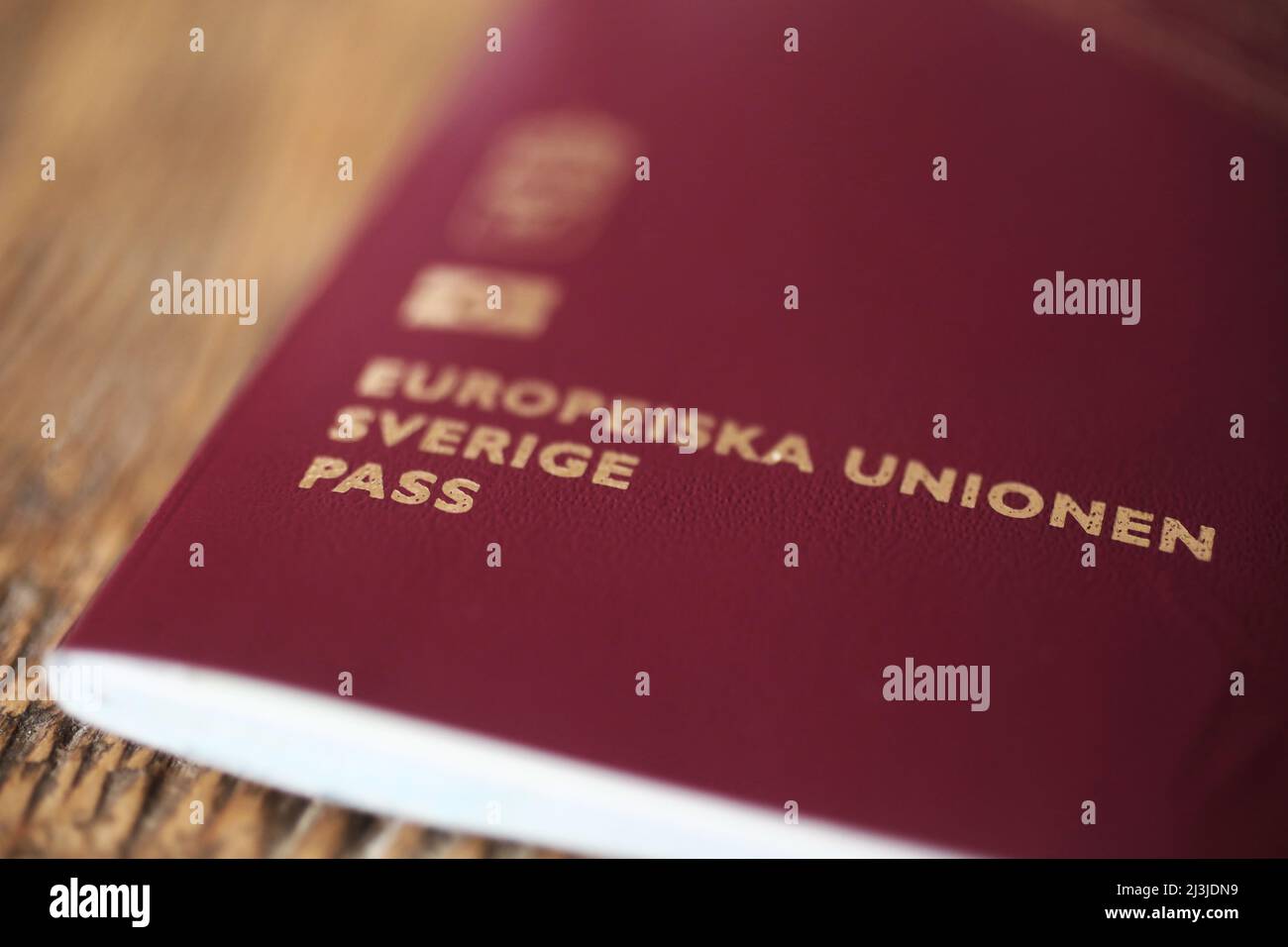 A Swedish passport Stock Photo - Alamy