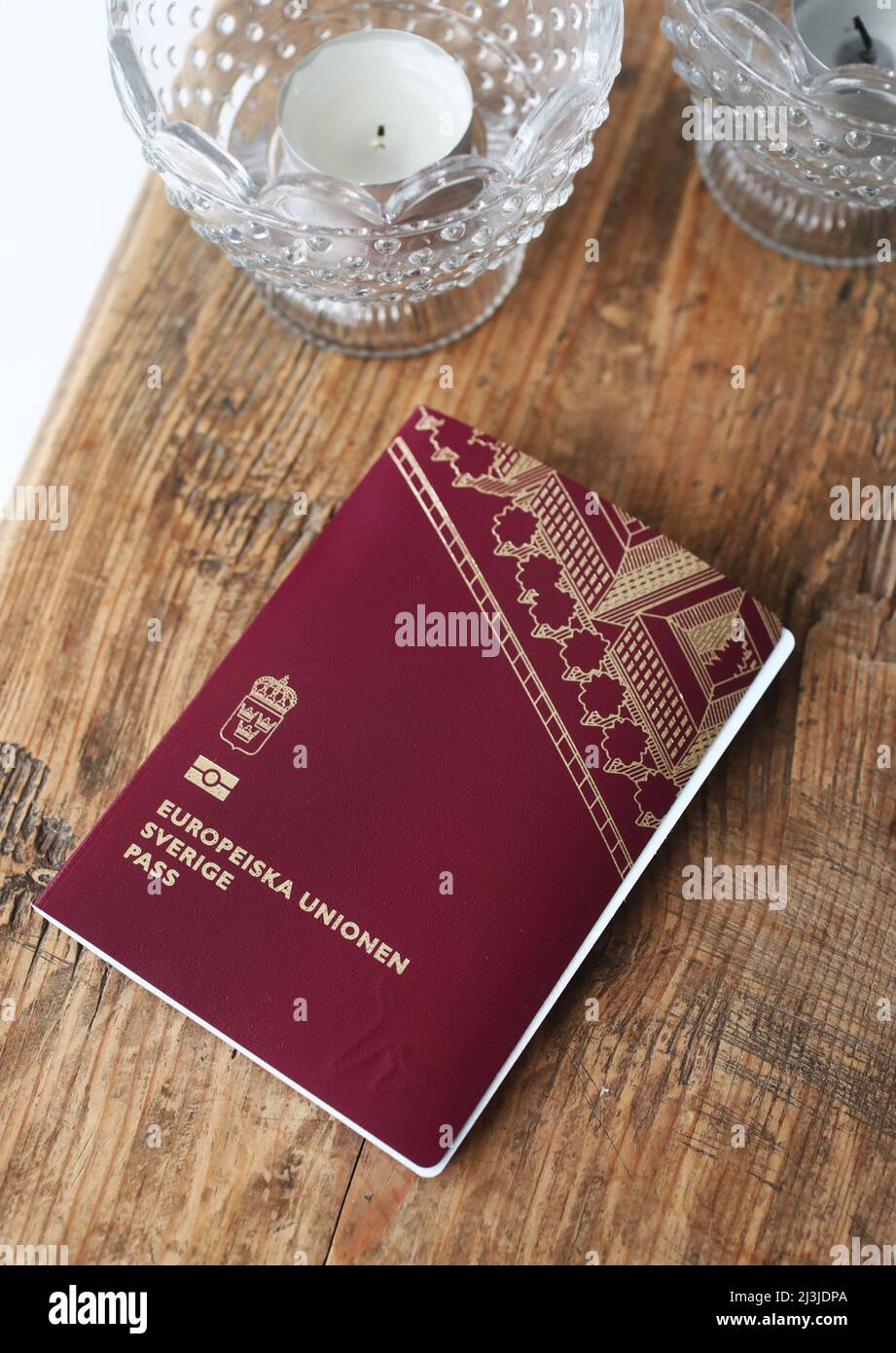 European union sweden passport hi-res stock photography and images - Alamy