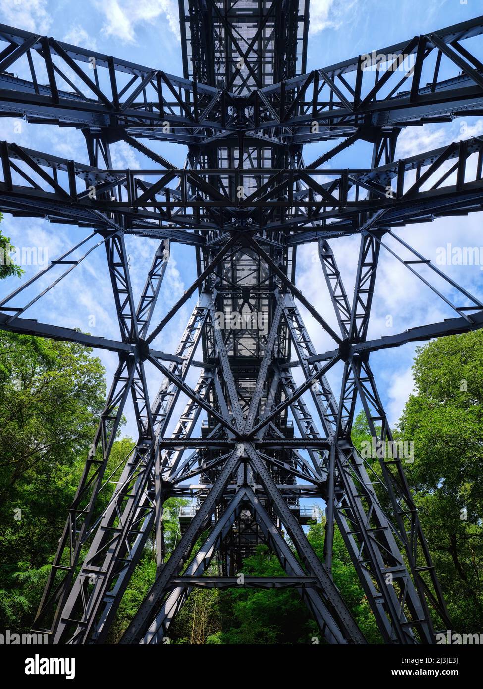 The Müngsten Bridge, highest railroad bridge in Germany Stock Photo - Alamy