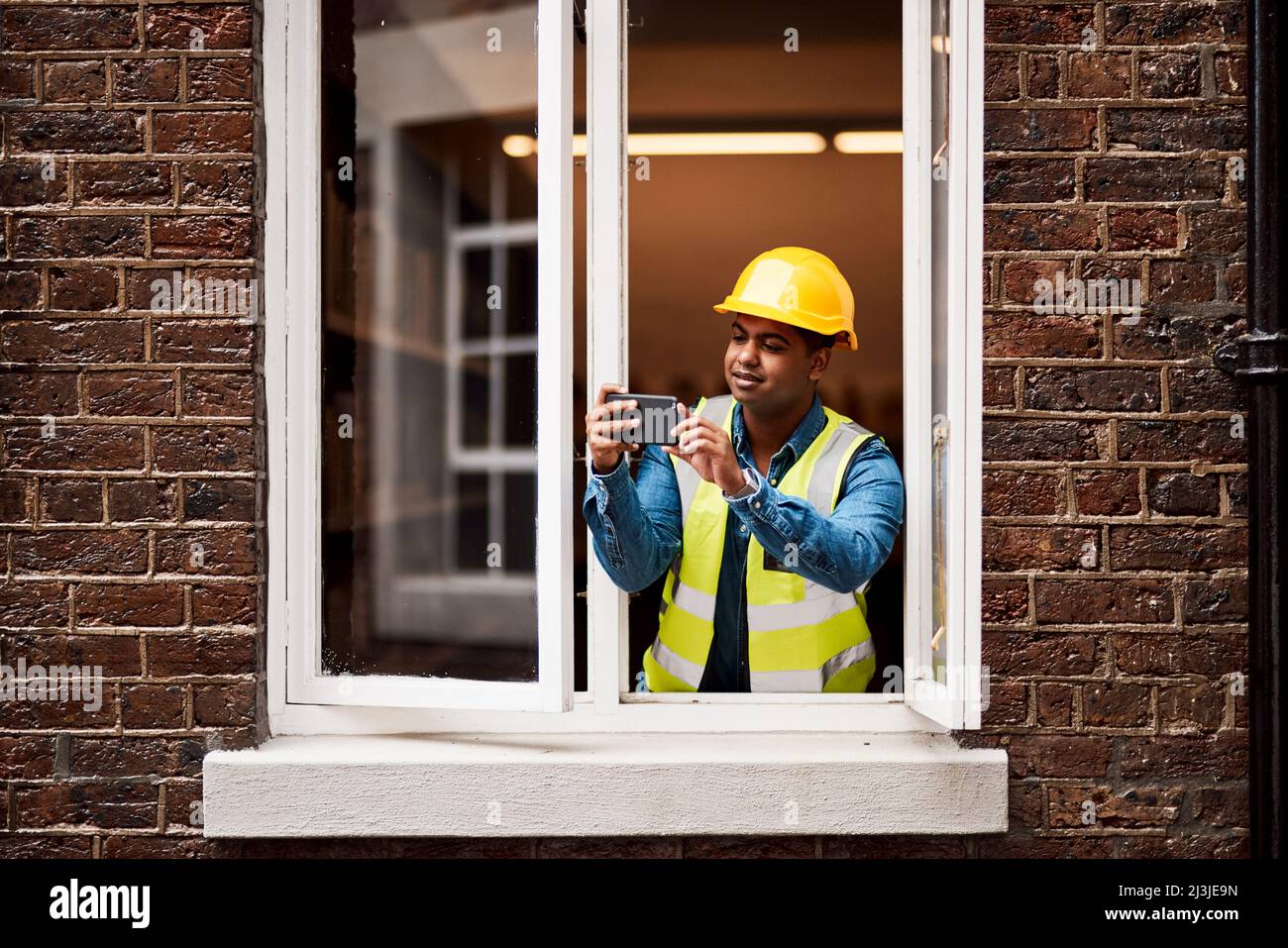 I have to take pictures of everything my team needs to fix. Shot of a ...