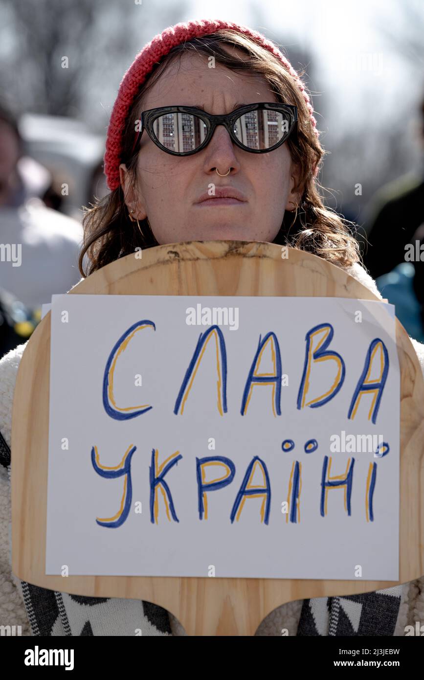 Warsaw, March 13, 2022: Protest against war in Ukraine and Russia's ...