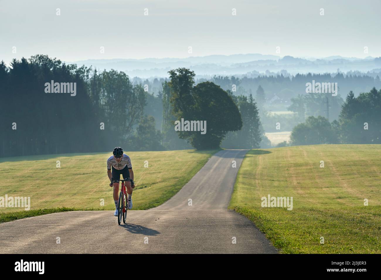 Man his racing cycle in front hi-res stock photography and images - Alamy