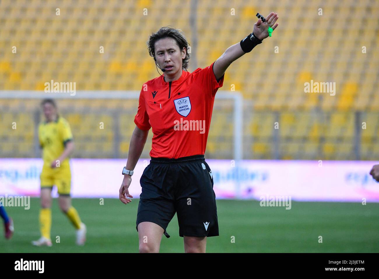 Referee Mrs. Elvira Nurmustafina (KAZ) during the FIFA World Cup 2023 ...