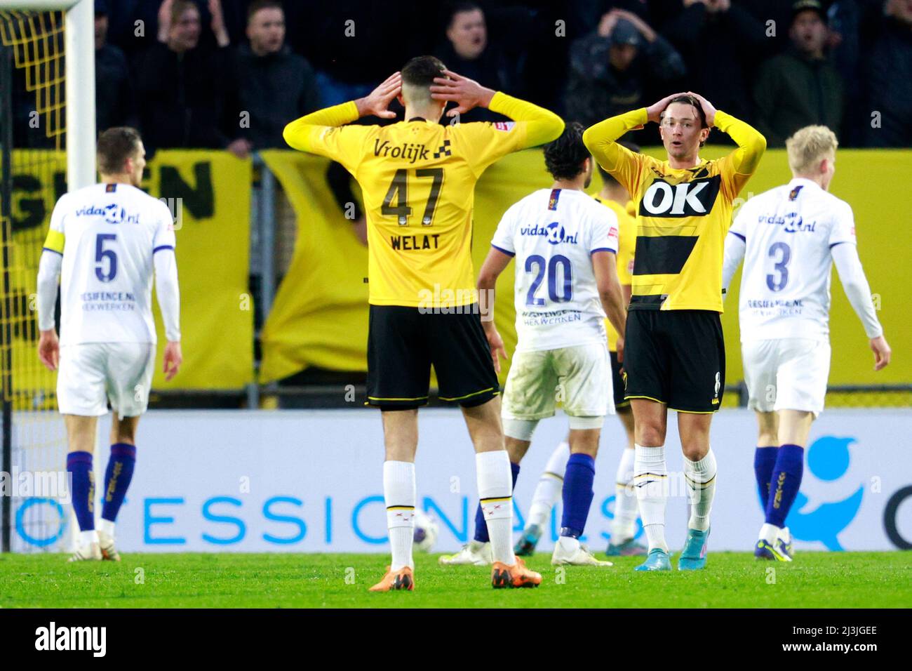 Netherlands. 08th Apr, 2022. BREDA, NETHERLANDS - APRIL 8: Welat Cagro ...
