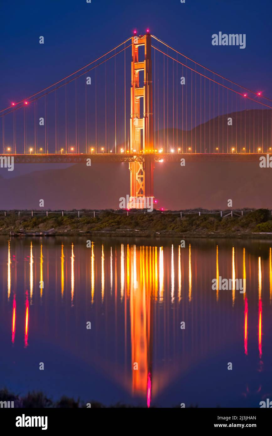 Suspension bridge nevada city hi-res stock photography and images - Alamy