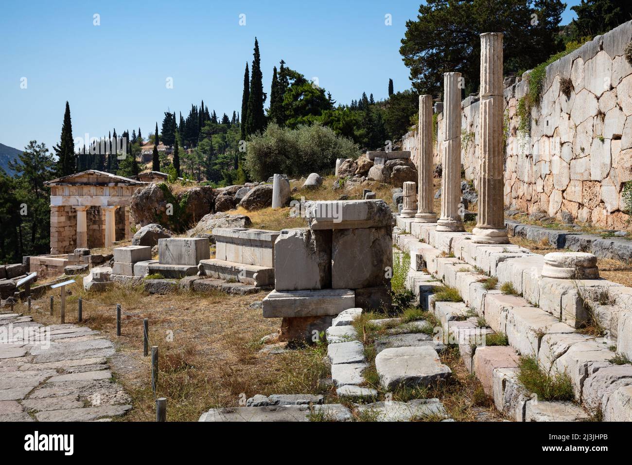 Delphi greece panorama hi-res stock photography and images - Alamy