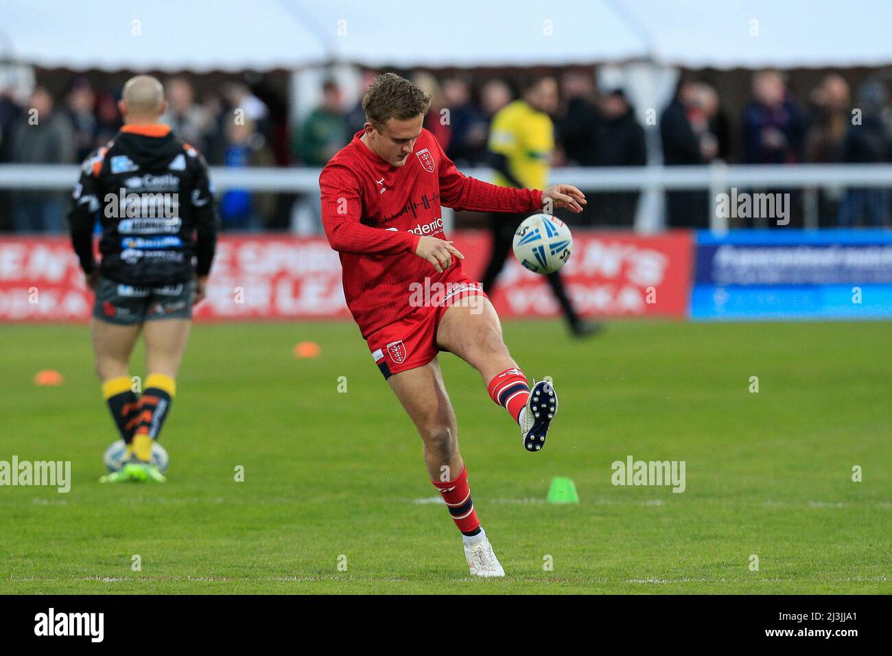 Jez Litten (14) of Hull KR during the pre match warm up Stock Photo - Alamy
