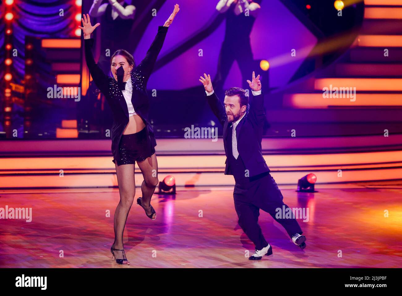 Cologne, Germany. 08th Apr, 2022. Mathias Mester, athlete, and Renata ...