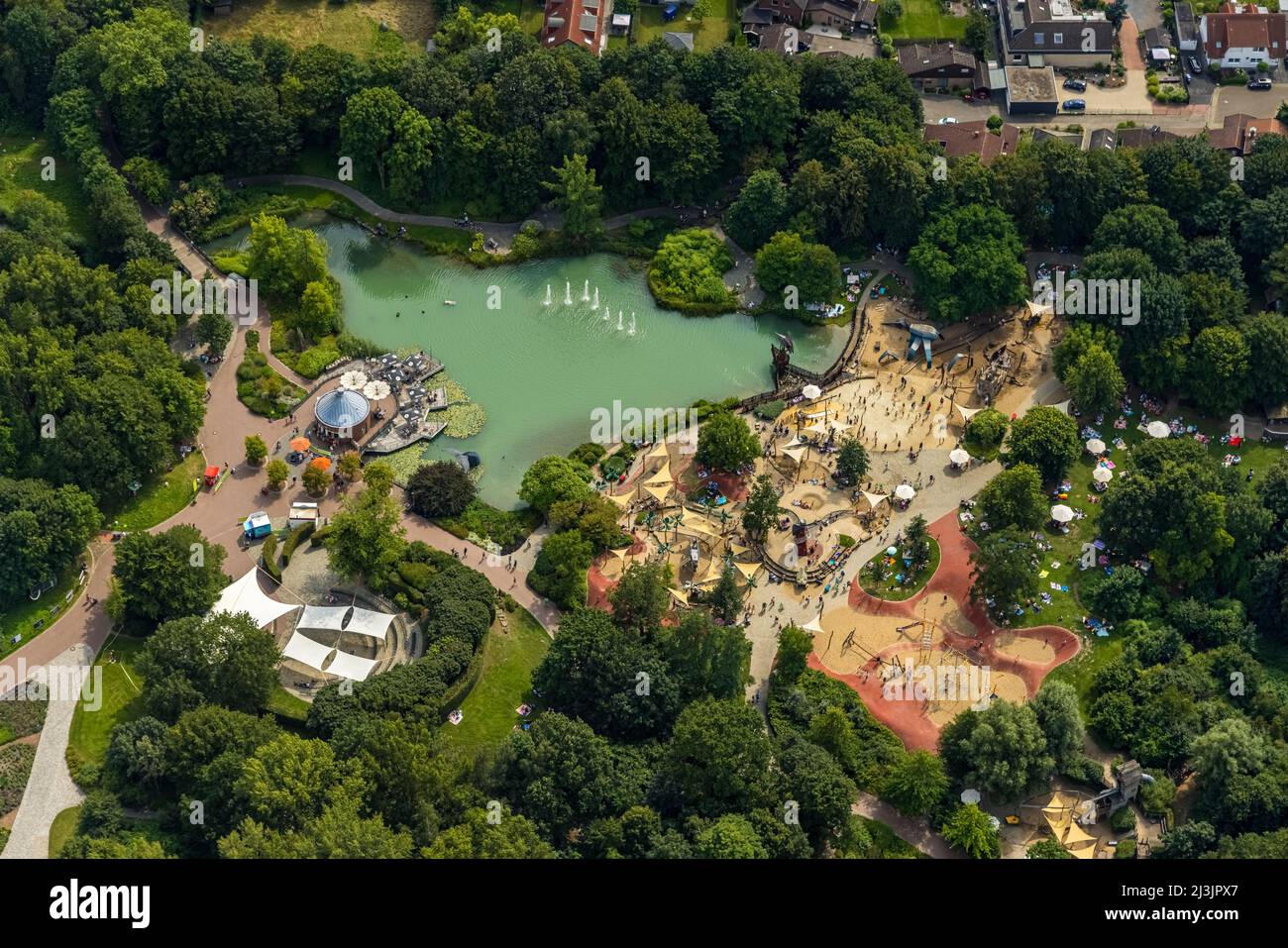 Maximilianpark with fountain pond in uentrop hi-res stock photography and images - Alamy