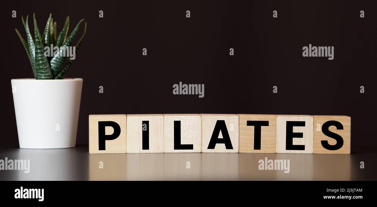Pilates word hi-res stock photography and images - Alamy