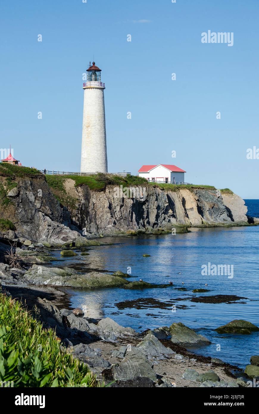 Cap-des-Rosiers Lighthouse, Forillon National Park, Quebec, Canada ...