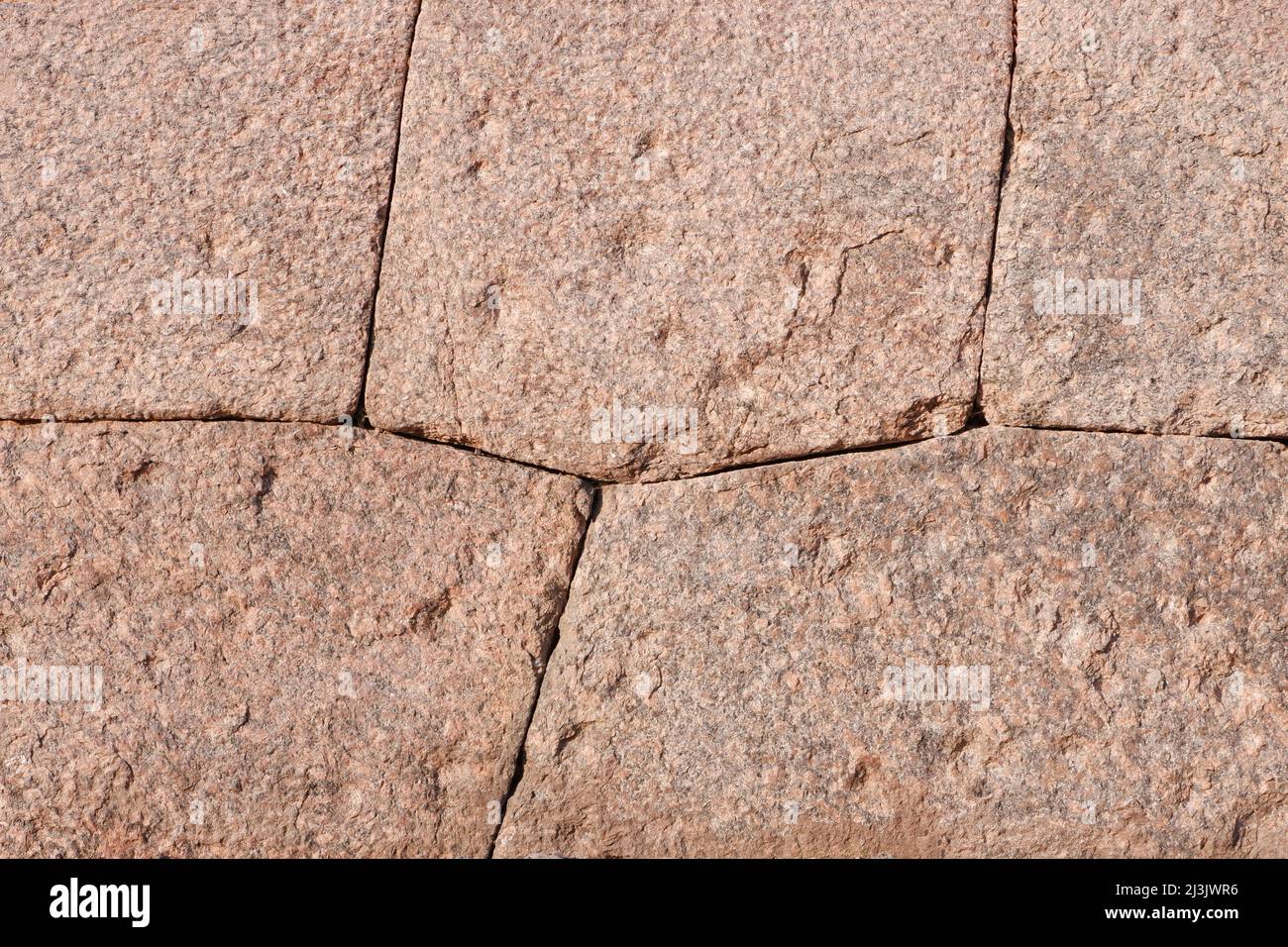 The technology of polygonal masonry at the base of an ancient structure ...