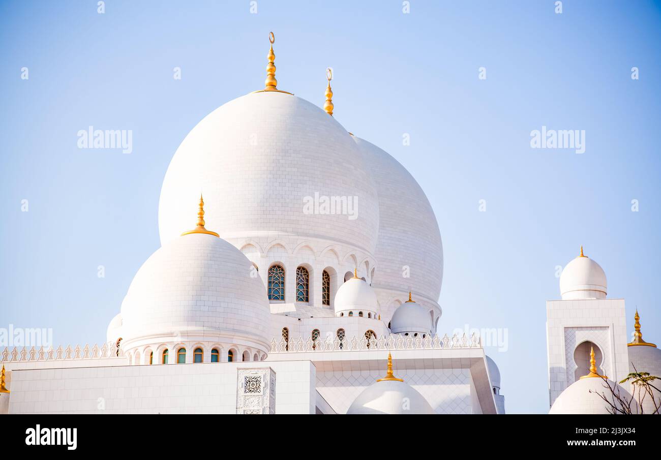 sheikh zayed grand mosque, Abu Dhabi, UAE Stock Photo - Alamy