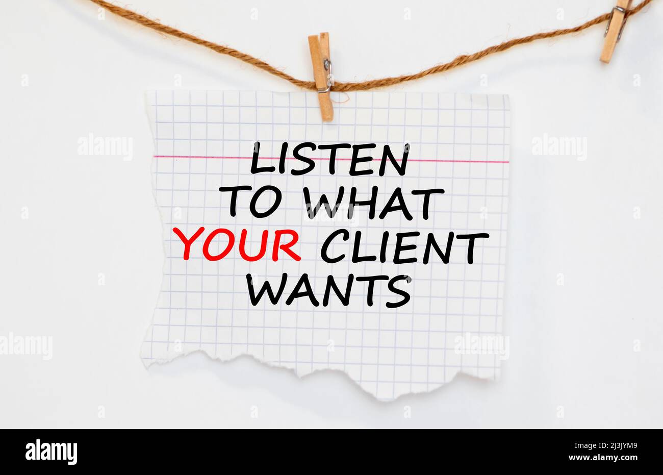 Listen client hi-res stock photography and images - Alamy