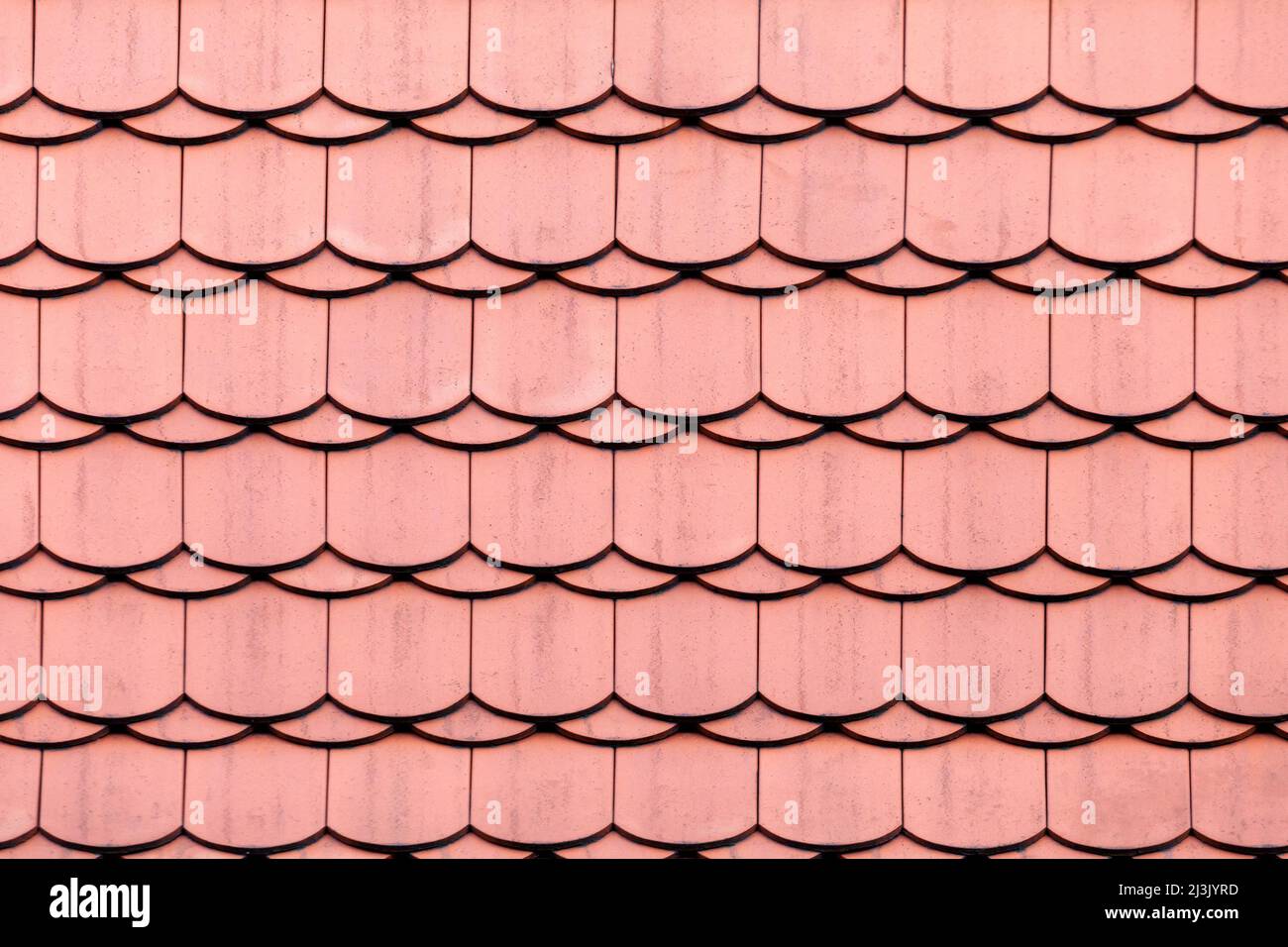 New red roof tiling, background Stock Photo - Alamy