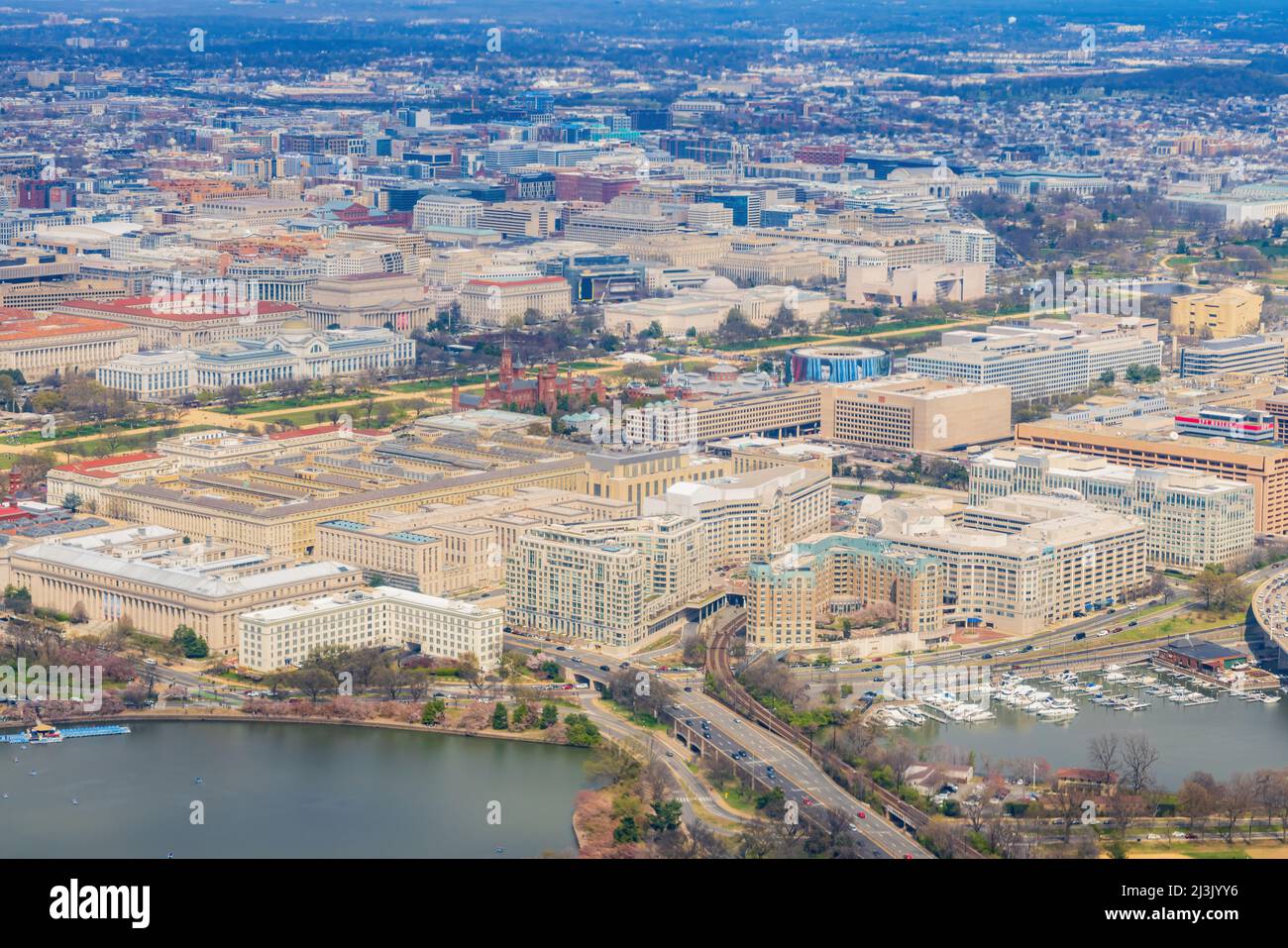 Washington, dc potomac river aerial hi-res stock photography and images ...
