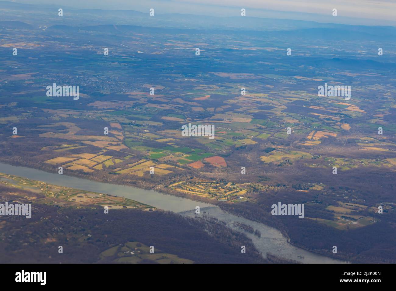 Aerial view of the cityscape of Washington DC at USA Stock Photo - Alamy