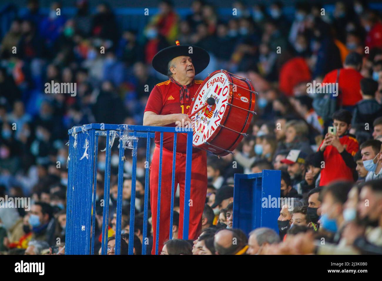 Coruna - Spain: Manolo, el del bombo, "number 12" for the Spanish ...