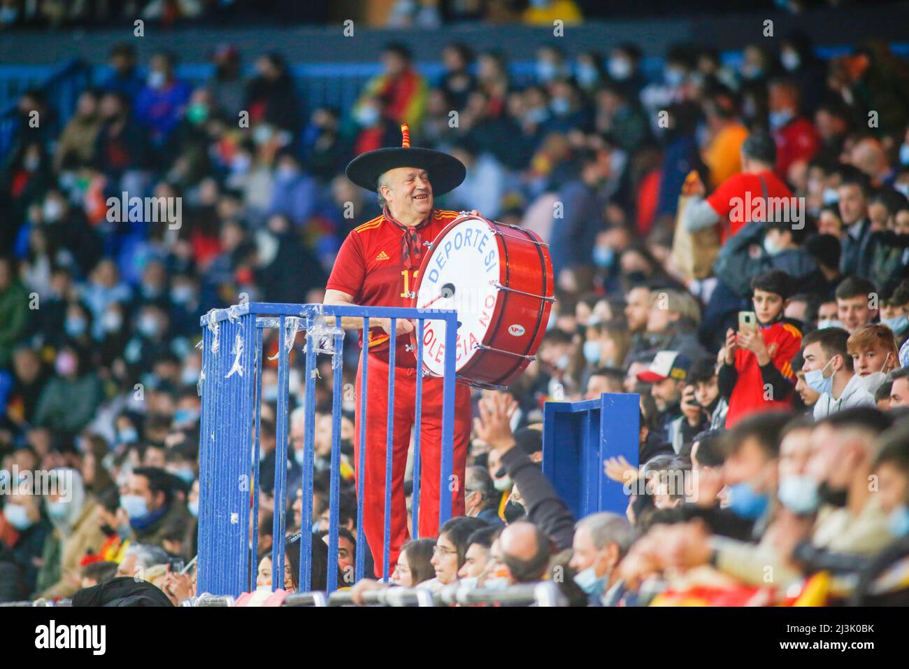Coruna - Spain: Manolo, el del bombo, "number 12" for the Spanish ...