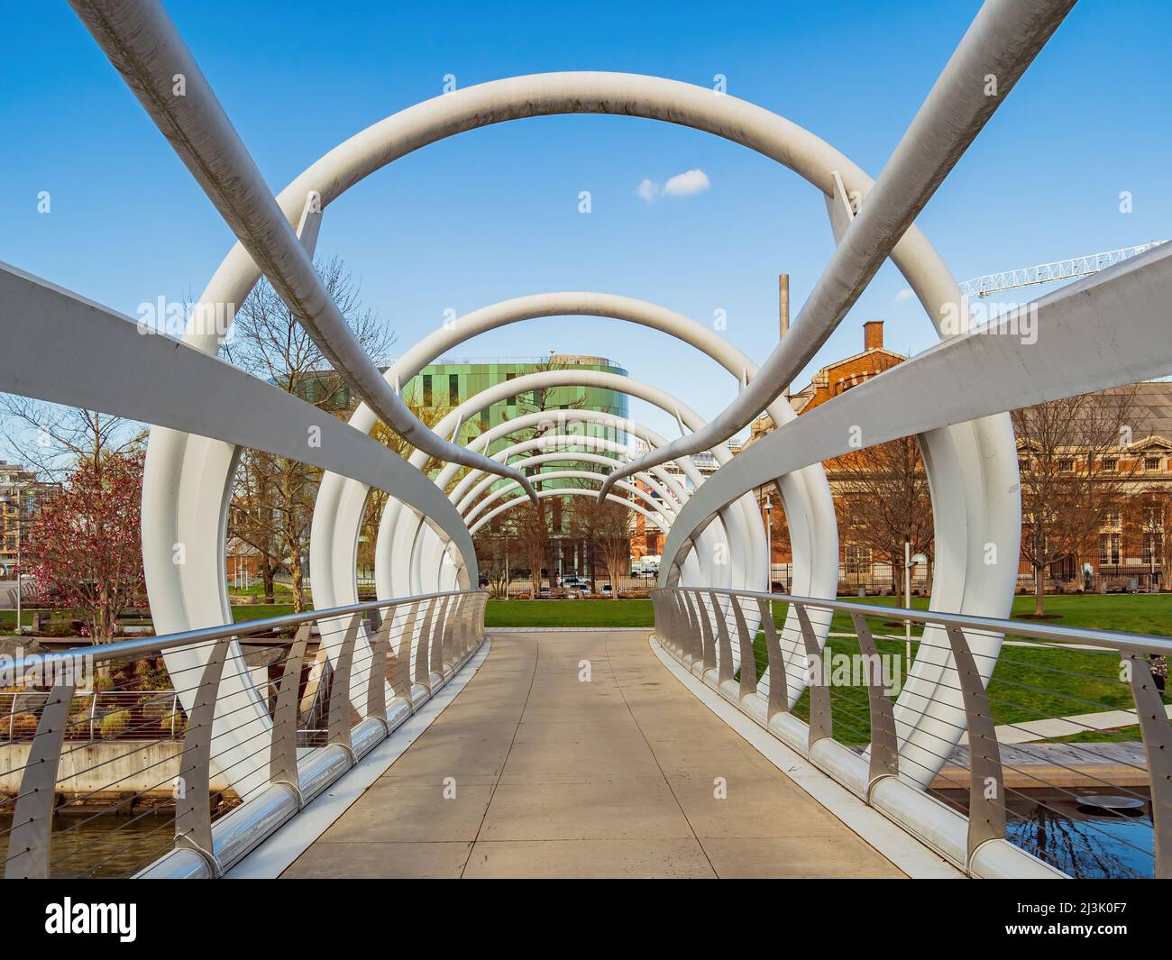 Sunny view of The Yards park at Washington DC Stock Photo - Alamy