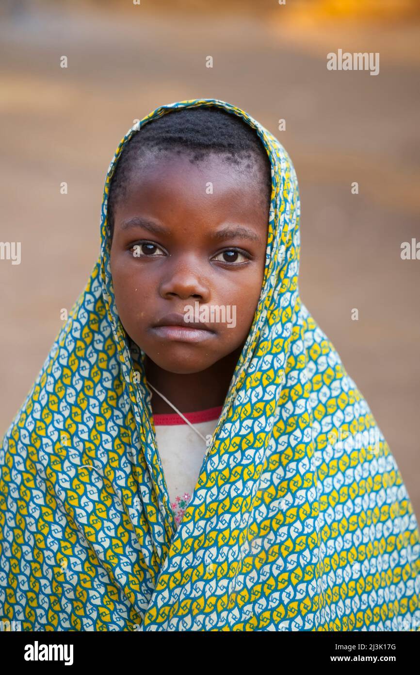 A young boy in the small Congolese village of Bulu.; Bulu, Democratic ...