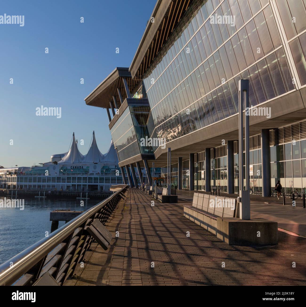 Buildings along the Vancouver waterfront, BC, Canada; Vancouver ...