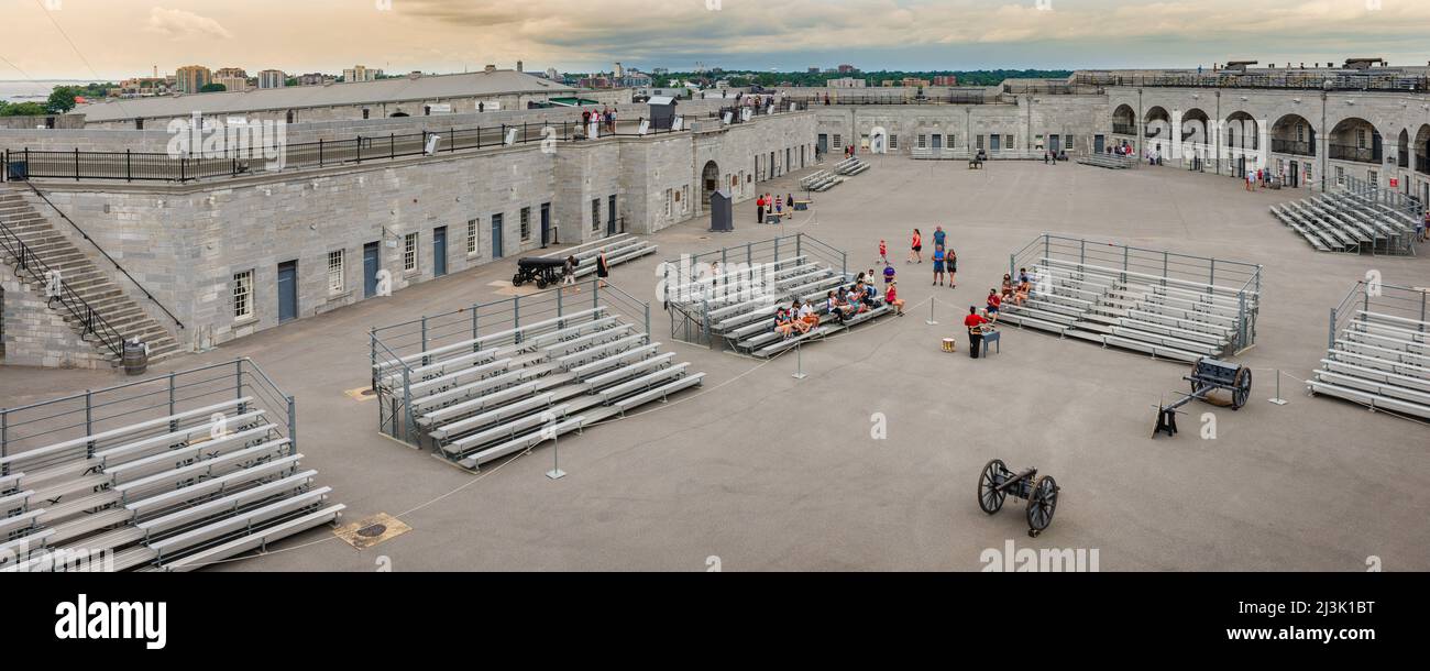 Fort Henry National Historic Site, Kingston, Ontario, Canada Stock ...