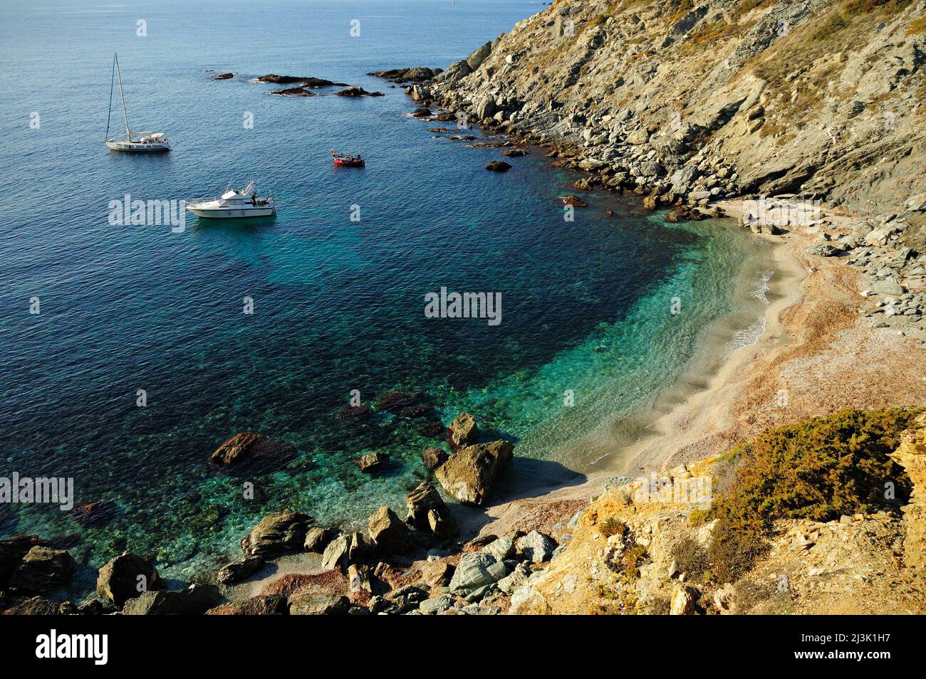 Coastline, Embiez Island, Var, France Stock Photo - Alamy