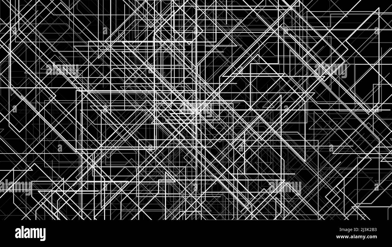 Abstract wire. Computer generated 3d render Stock Photo - Alamy