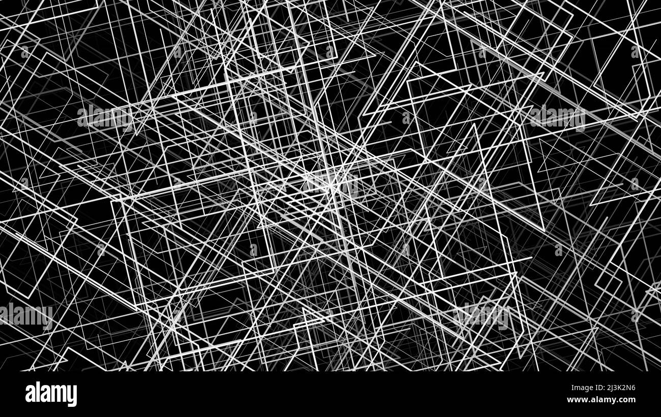 Abstract wire. Computer generated 3d render Stock Photo - Alamy