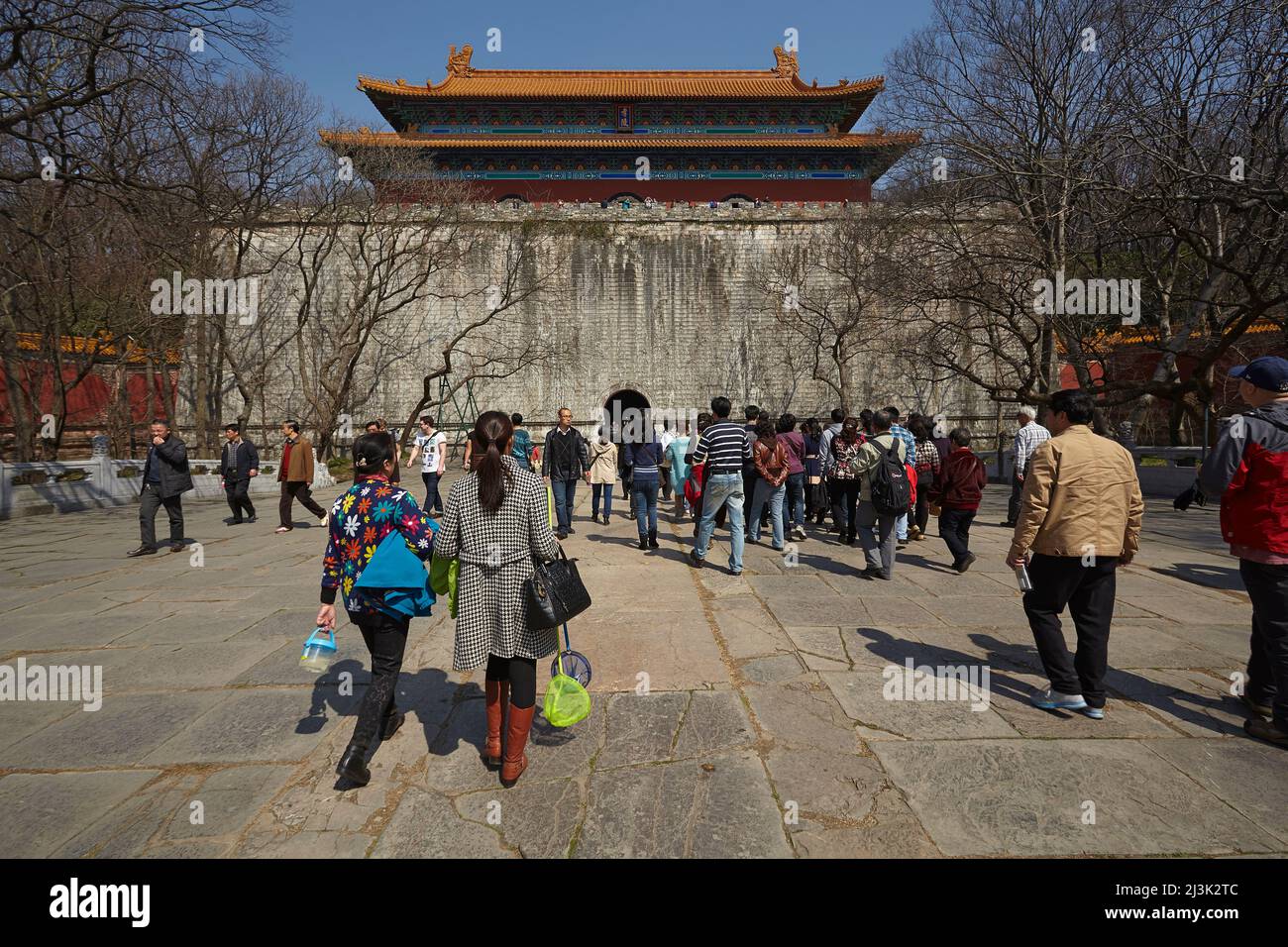 Gateway to Mingxiaoling, the tomb of Hongwu, the first Ming dynasty ...