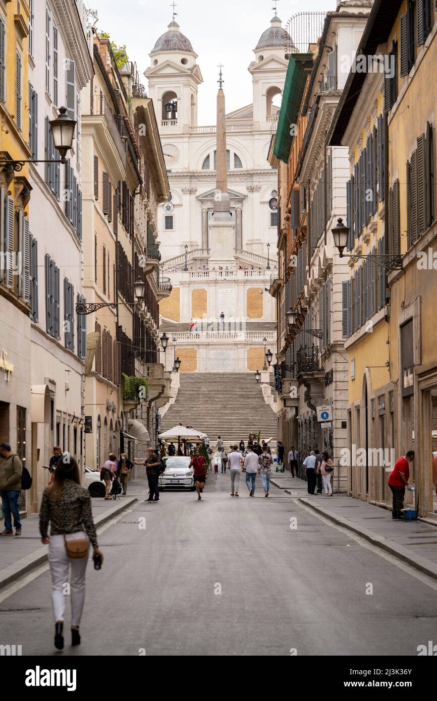 Via condotti from trinita dei monti hi-res stock photography and images ...