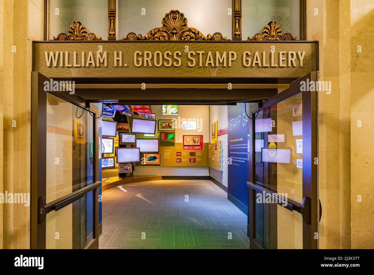 Washington DC, APR 4 2022 - Interior view of the Smithsonian's National ...