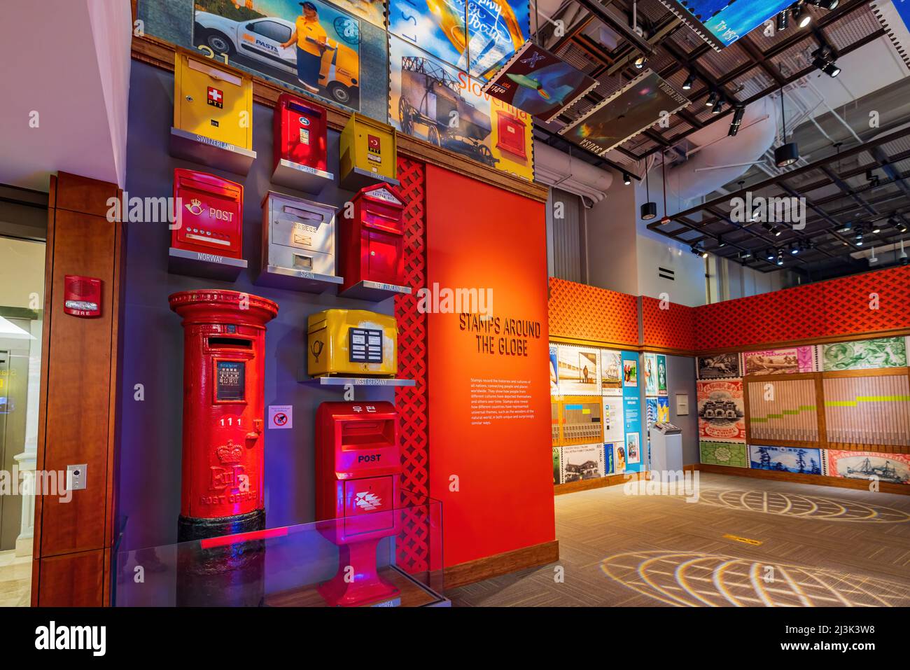 Washington DC, APR 4 2022 - Interior view of the Smithsonian's National ...