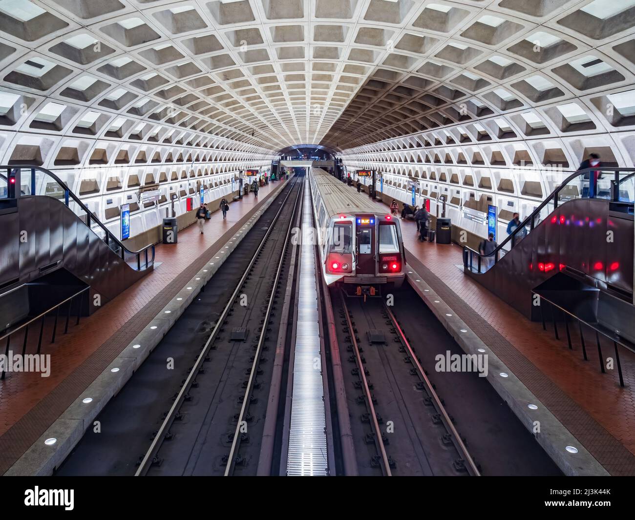 Washington DC, MAR 31 2022 - Interior view of the Eastern Market metro ...