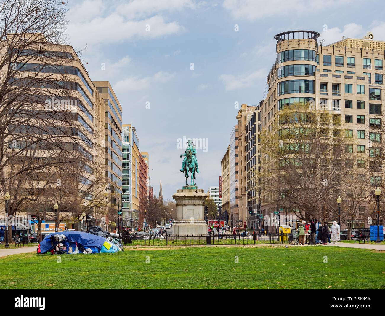 Statue in mcpherson square hi-res stock photography and images - Alamy