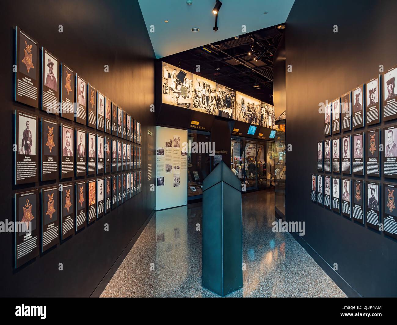 Washington DC, APR 1 2022 - Interior view of the National Museum of ...