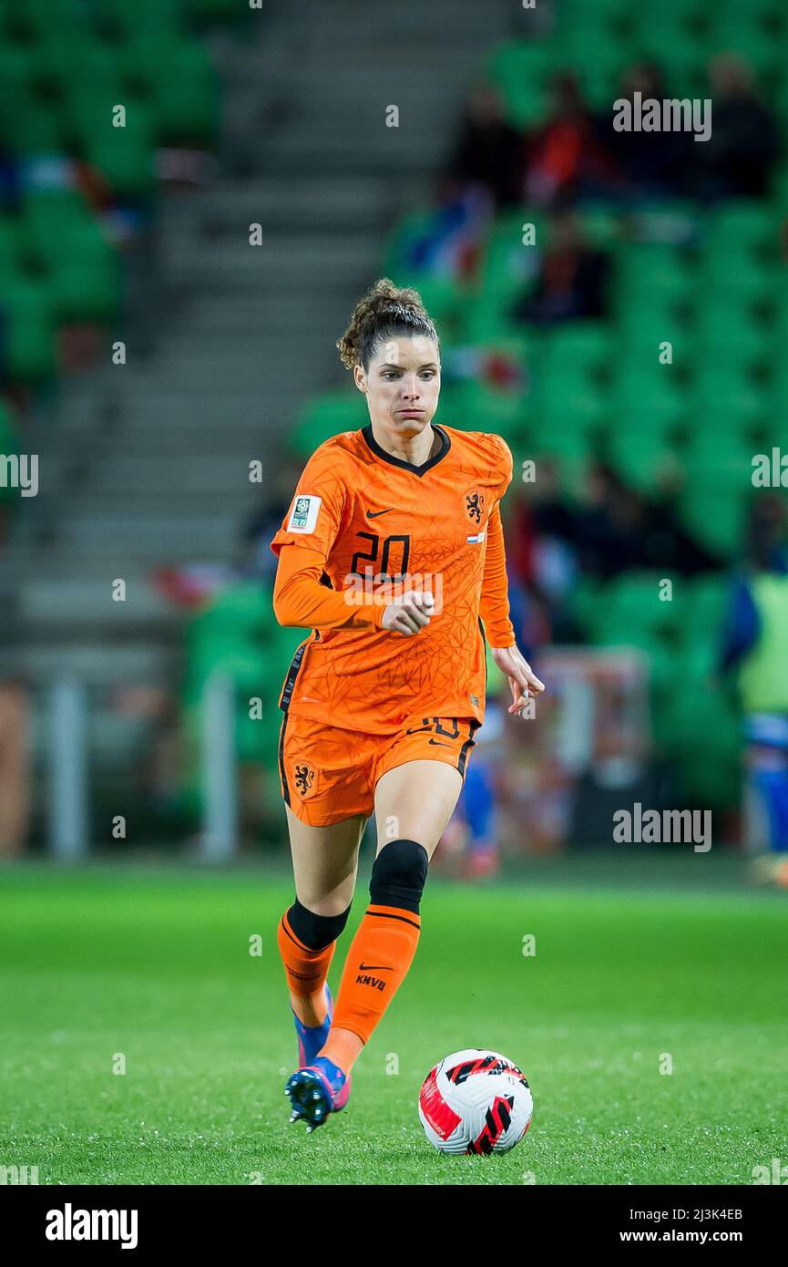 GRONINGEN - Dominique Janssen of the Netherlands during the Women's ...