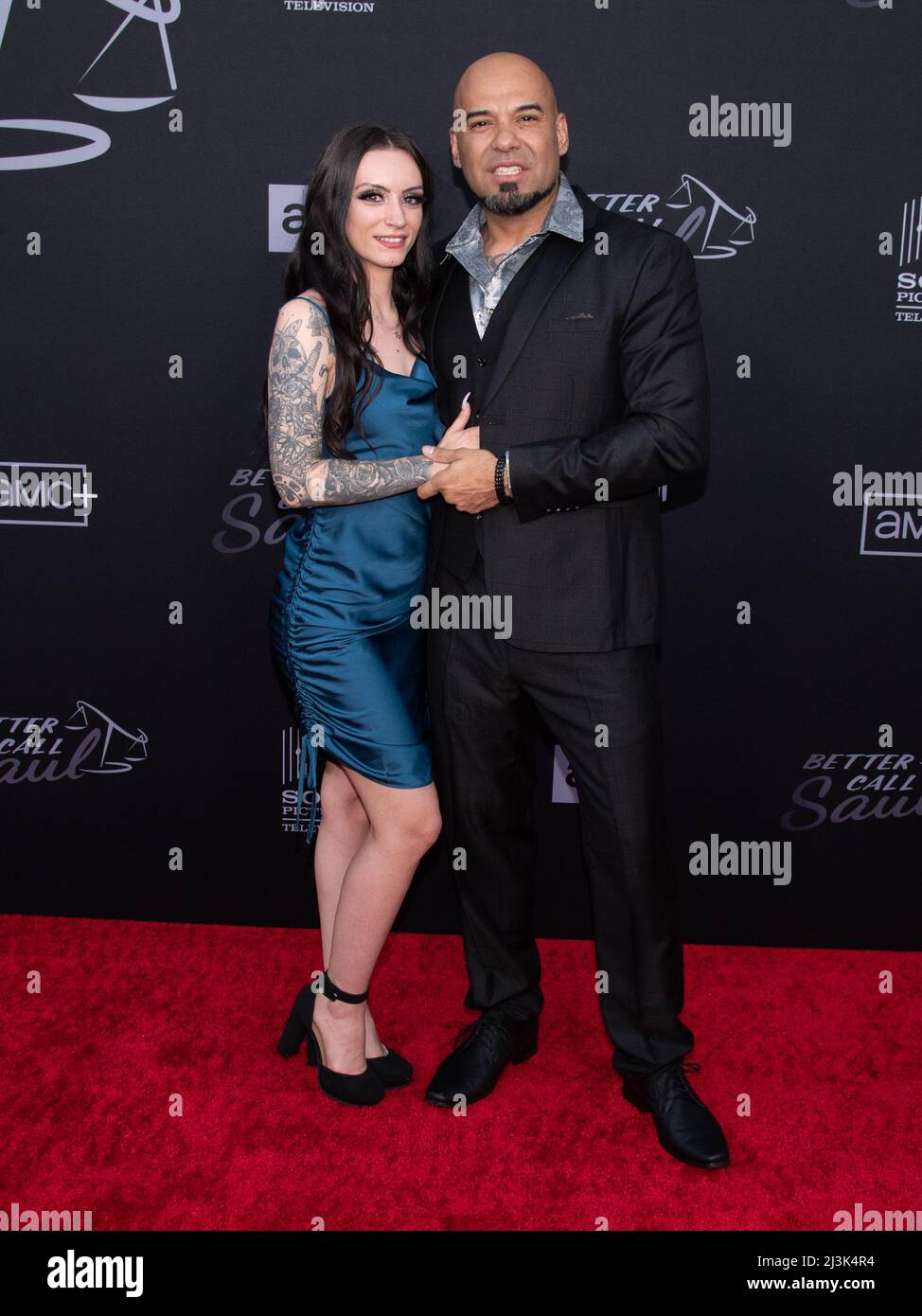 Los Angeles, California, USA. 07th Apr, 2022. Michelle Moncada and Luis ...