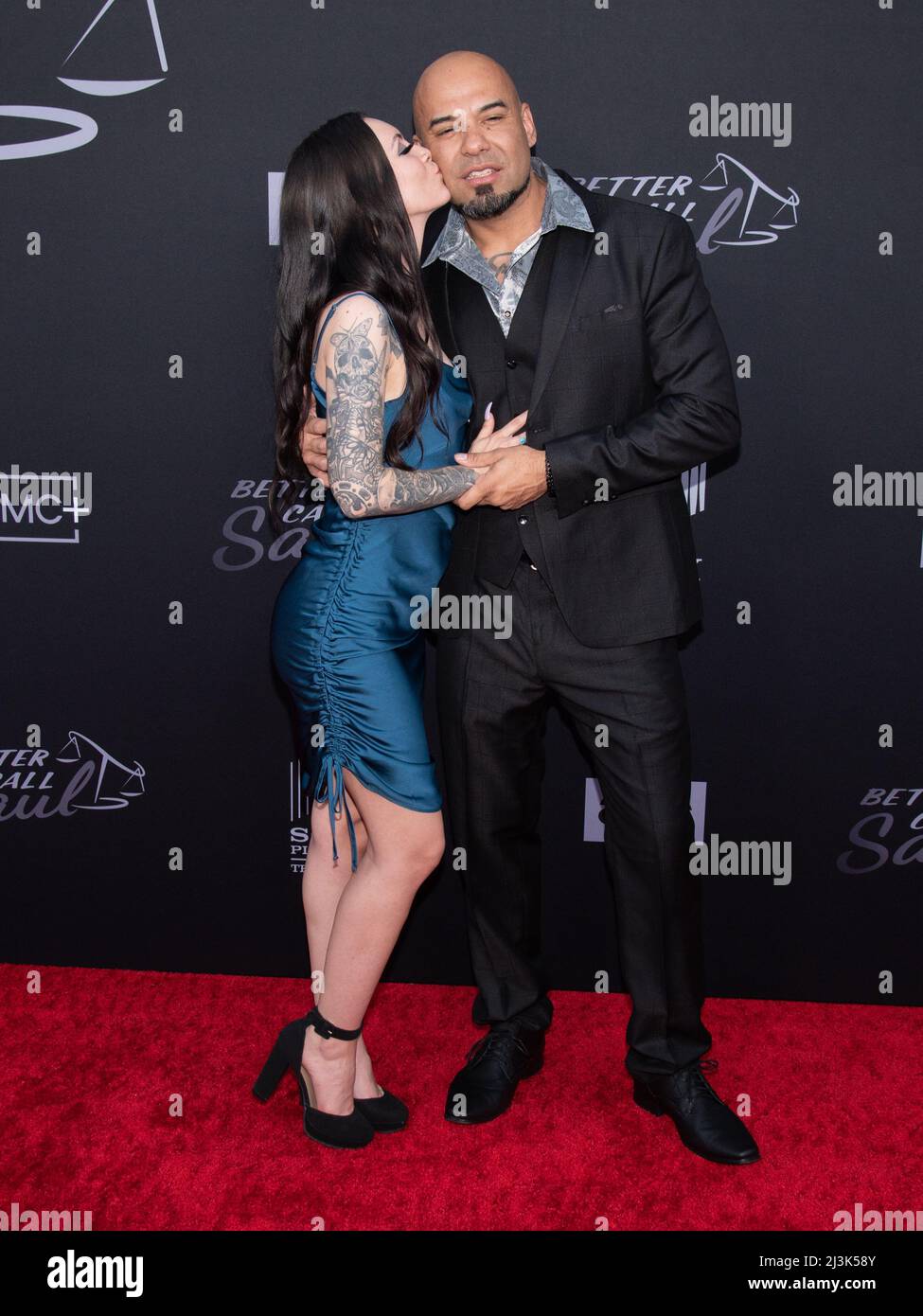 Los Angeles, California, USA. 07th Apr, 2022. Michelle Moncada and Luis ...