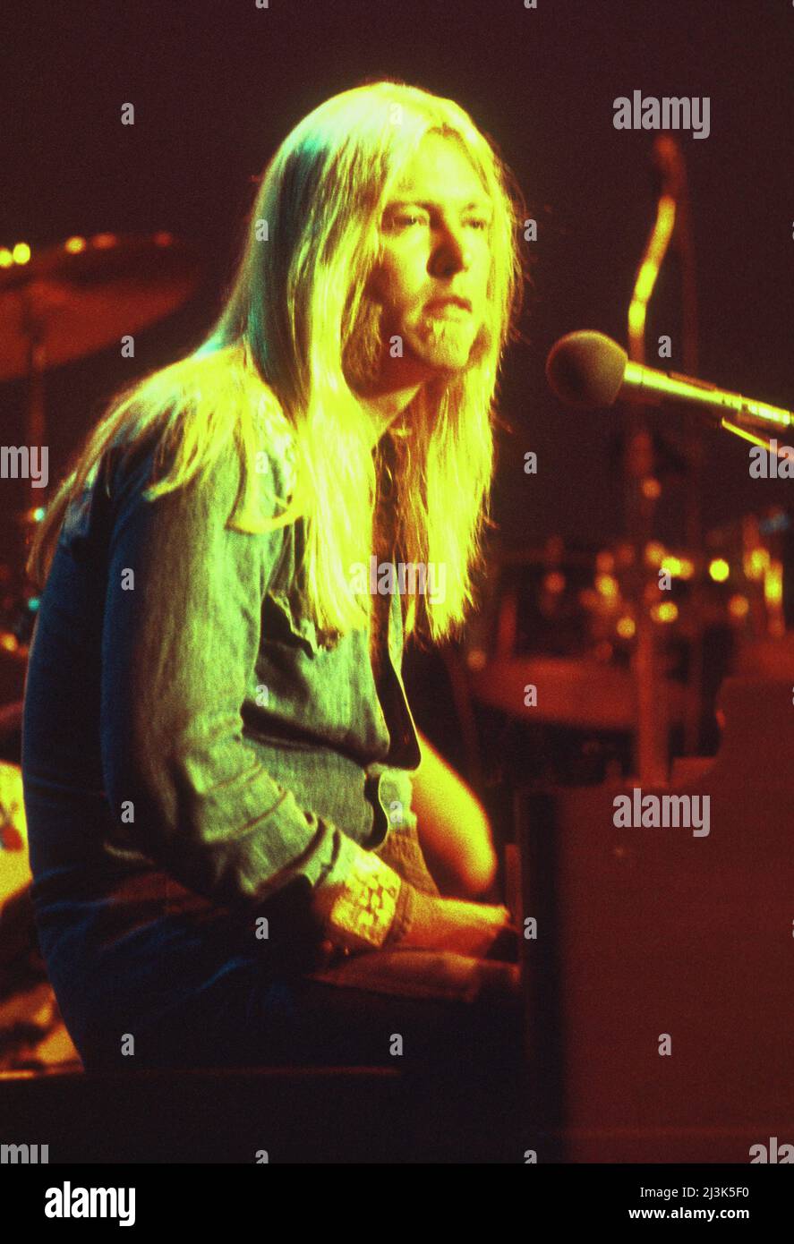The Allman Brothers in concert circa 1970. Credit: Jeffrey Mayer / Rock ...