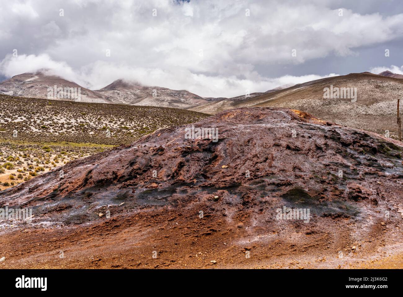The Mini Volcan de Lojen, near Arequipa, Arequipa Region, Peru Stock ...