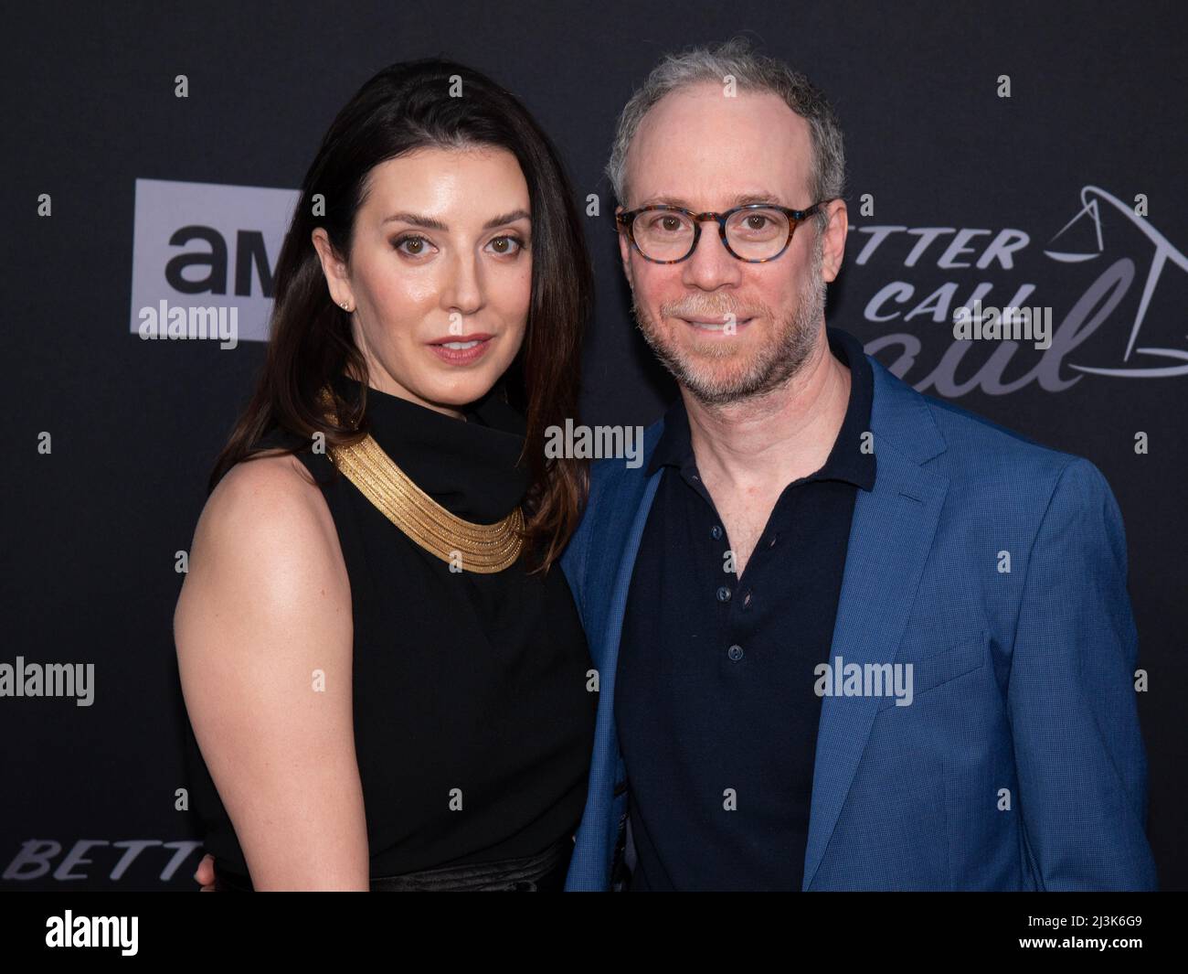 Los Angeles, California, USA. 07th Apr, 2022. Addie Hall and David ...