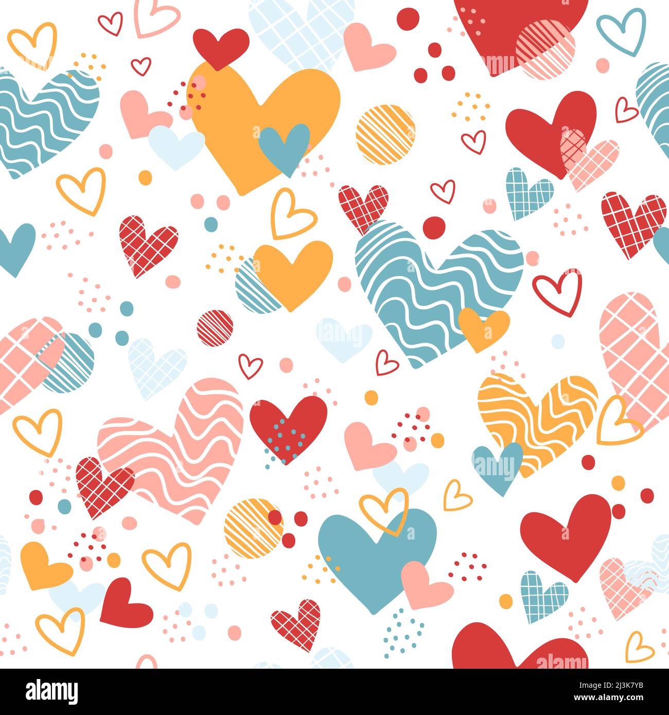 Heart print fabric hi-res stock photography and images - Alamy