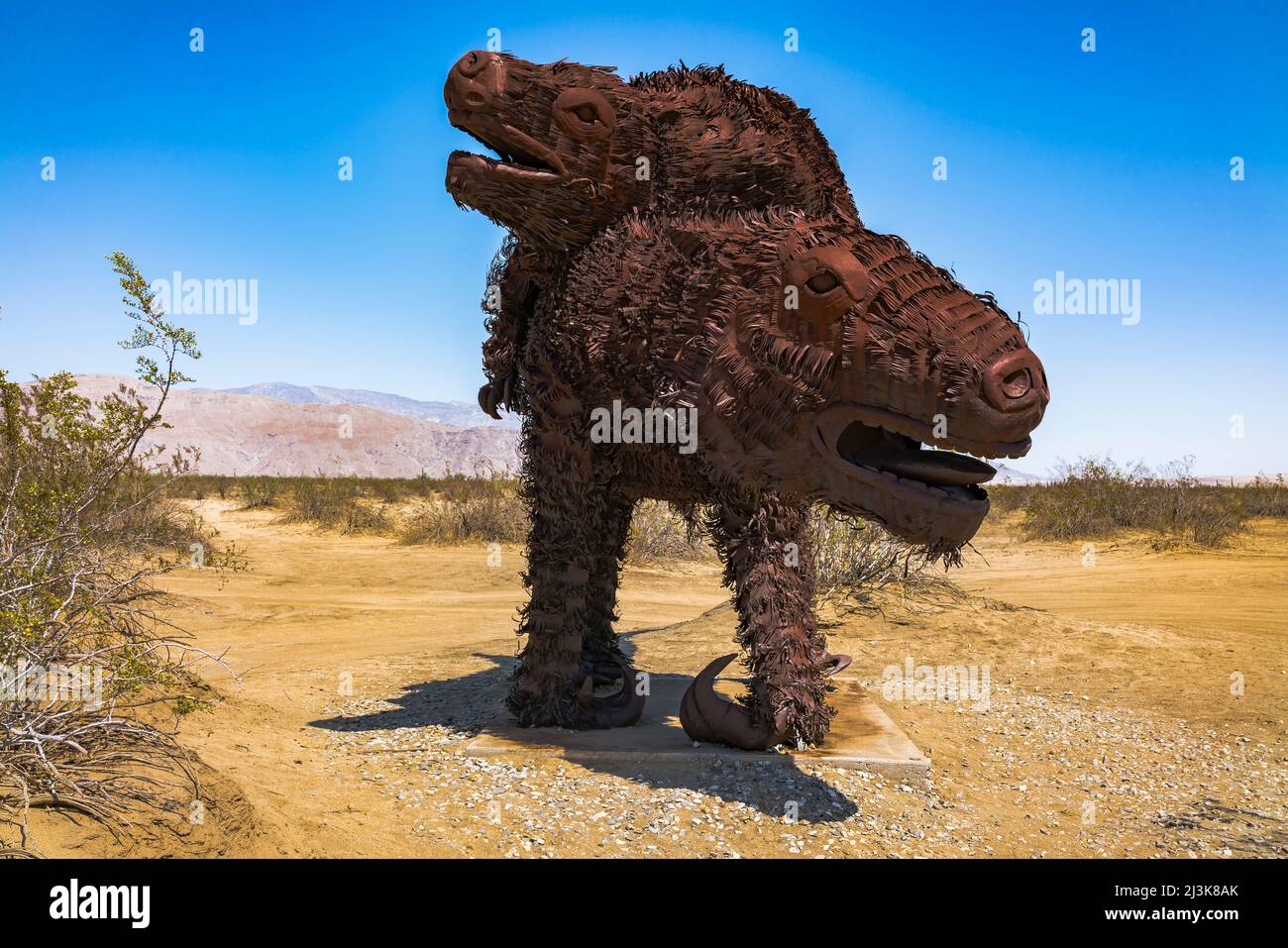 The Harlan"s Ground Sloth is the larger than life sculpture by Ricard ...