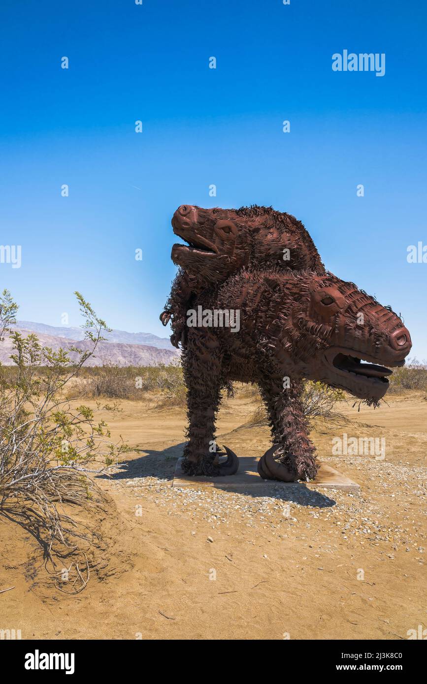 The Harlan"s Ground Sloth is the larger than life sculpture by Ricard ...