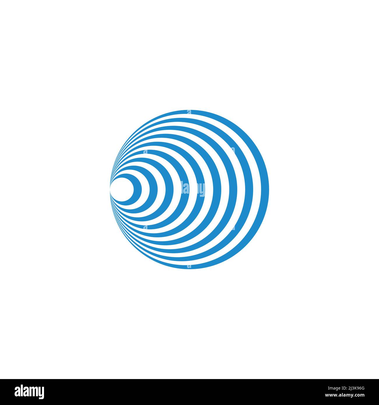 stripes curves geometric line motion design logo vector Stock Vector ...